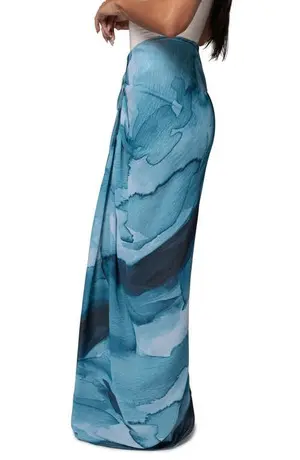 JLUXLABEL Printed Maxi Skirt