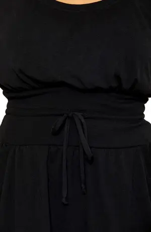 BECCA By Rebecca Virtue Beach Date Tie Waist Cover-up Minidress