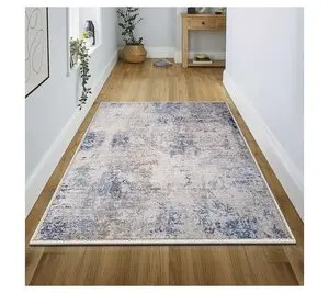 SORBUS 3x5 Ft Accent Rug For Entryway, Machine Ashable Rug - One-color