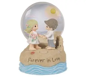 PRECIOUS MOMENTS Forever In Love Lighted Musica L Globe - One-color