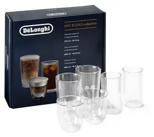 DE'LONGHI Hot & Cold Collection Trio Glass Set - One-color