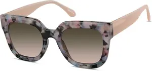 Zenni ZENNI Oval Full Rim Sunglasses Pattern