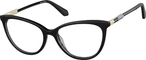 Zenni Vintage Cat-eye Full Rim Eyeglasses - Black