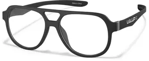 Zenni Aviator Full Rim Frame Glasses Black