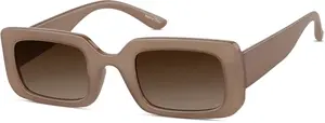 Zenni Full Rim Square Sunglasses - Brown
