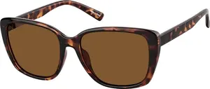 Zenni Full Rim Square Sunglasses - Tortoiseshell