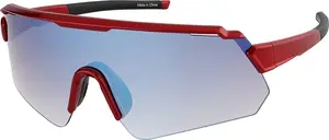 Zenni Racer Shield Sunglasses - Red