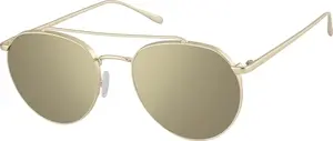 ZENNI Aviator Sunglasses With Stainless Steel Full Rim Frame