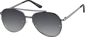 Zenni Aviator Full Rim Sunglasses - Gray