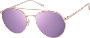 ZENNI Aviator Sunglasses With Stainless Steel Full Rim Frame