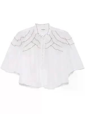 MARANT ETOILE Carmen Blouse - Neutrals