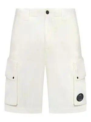 C.P. COMPANY Cargo Pocket Shorts - White