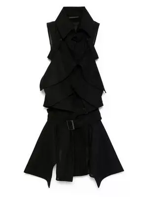 Yohji Yamamoto Belted Asymmetric Jacket
