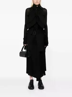 Yohji Yamamoto Belted Asymmetric Jacket