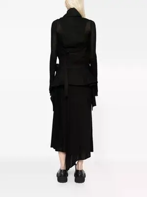 Yohji Yamamoto Belted Asymmetric Jacket