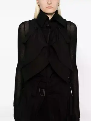 Yohji Yamamoto Belted Asymmetric Jacket