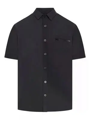 Sacai Short-sleeve Button-up Shirt - Black