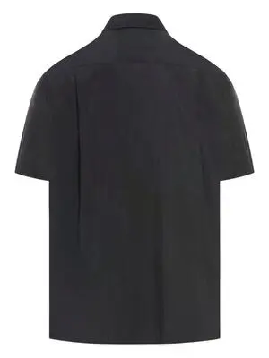 Sacai Short-sleeve Button-up Shirt - Black