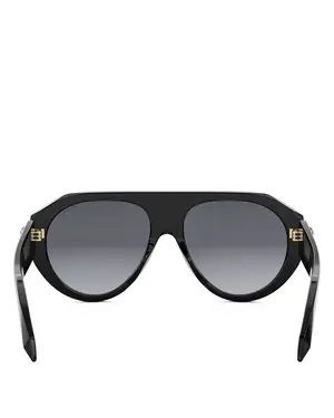 BVLGARI Serpenti Forever Pilot Sunglasses - Black/smoke