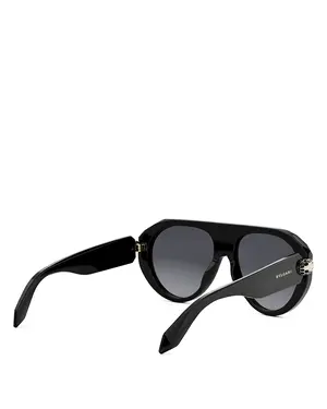 BVLGARI Serpenti Forever Pilot Sunglasses - Black/smoke