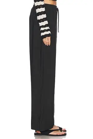 HOUSE OF DAGMAR Wide Leg Drawstring Pants