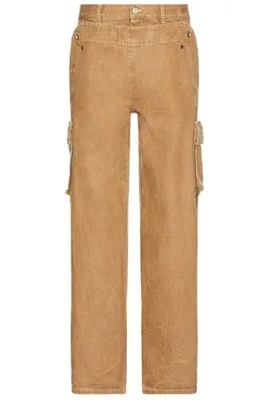 LE PERE Peek-A-Boo Denim Trousers