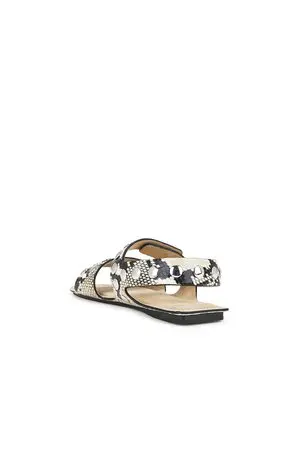 Khaite Boden Flat Sandal - Natural