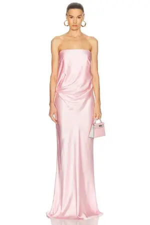 THE SEI Draped Strapless Gown - Ballet