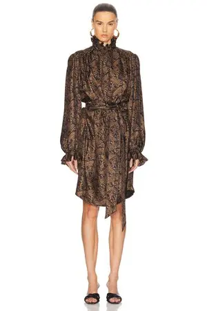 Saint Laurent Turtleneck Day Dresses