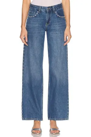 Sandy Liang Updo Straight Leg Jeans
