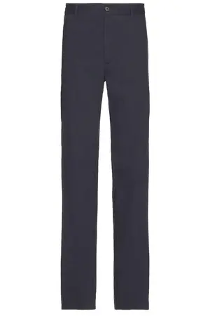 Theory Stretch Linen Curtis Pant - Eclipse