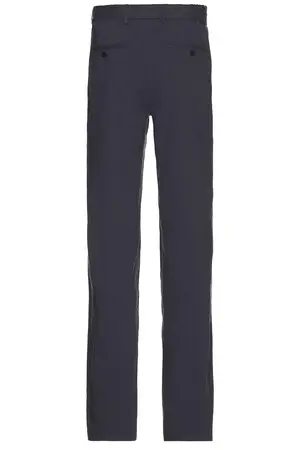 Theory Stretch Linen Curtis Pant - Eclipse