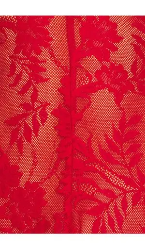 Norma Kamali Underwire Pickleball Dress - Red