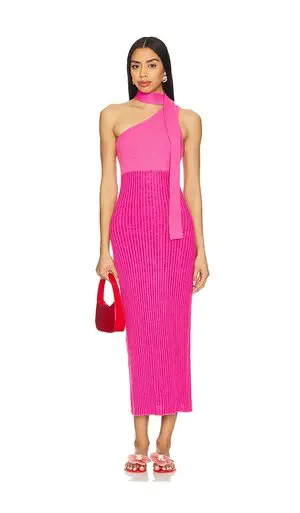 CAPITTANA Natalie Dress - Fuchsia