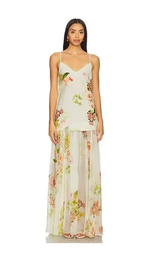Hemant & Nandita Printed Maxi Dress