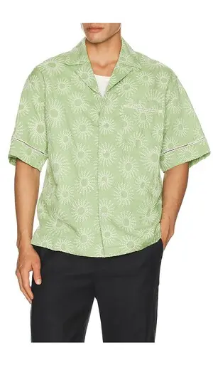 Scotch & Soda Aop Short Sleeve Shirt In . Also