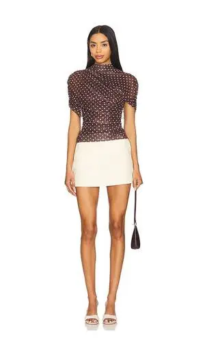Amanda Uprichard X Revolve Evianna Top - Brown