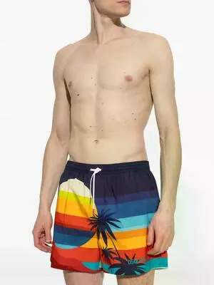 Dsquared2 Tropical Landscape Swim Shorts