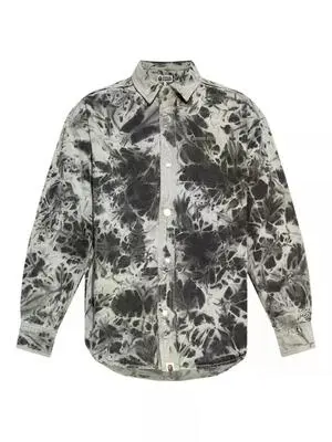 A BATHING APE Tie-dye Long-sleeve Shirt