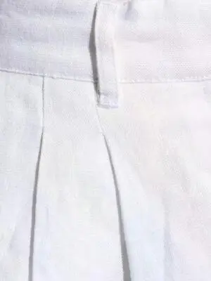 Posse Pleated Shorts - White