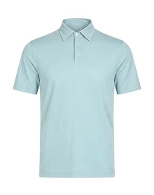 Fedeli Polo Shirt Light Size Cotton, Elastane - Blue