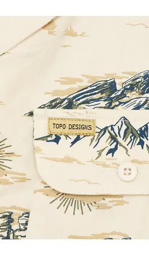 TOPO DESIGNS Daytripper Shirt In Beige