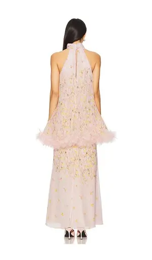 ELLIATT Tulsia Cape Maxi Dress