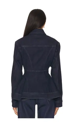 AFRM Peplum Denim Jacket