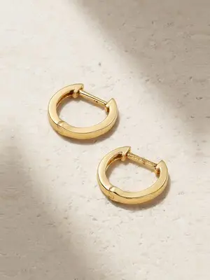 ANITA KO 18-karat Huggie Hoop Earrings - Gold