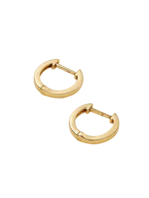 ANITA KO 18-karat Huggie Hoop Earrings - Gold