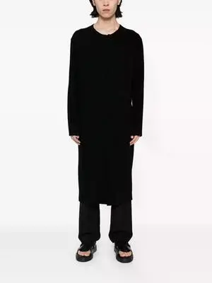 Yohji Yamamoto Twisted Jersey Coat