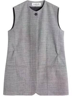 LANVIN Round Neck Waistcoat