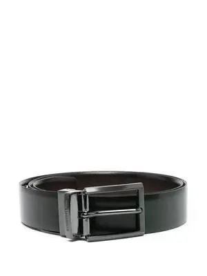 Karl Lagerfeld Leather Belt - Black