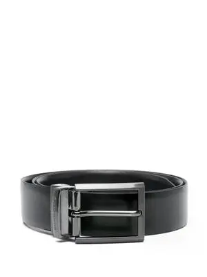 Karl Lagerfeld Leather Belt - Black